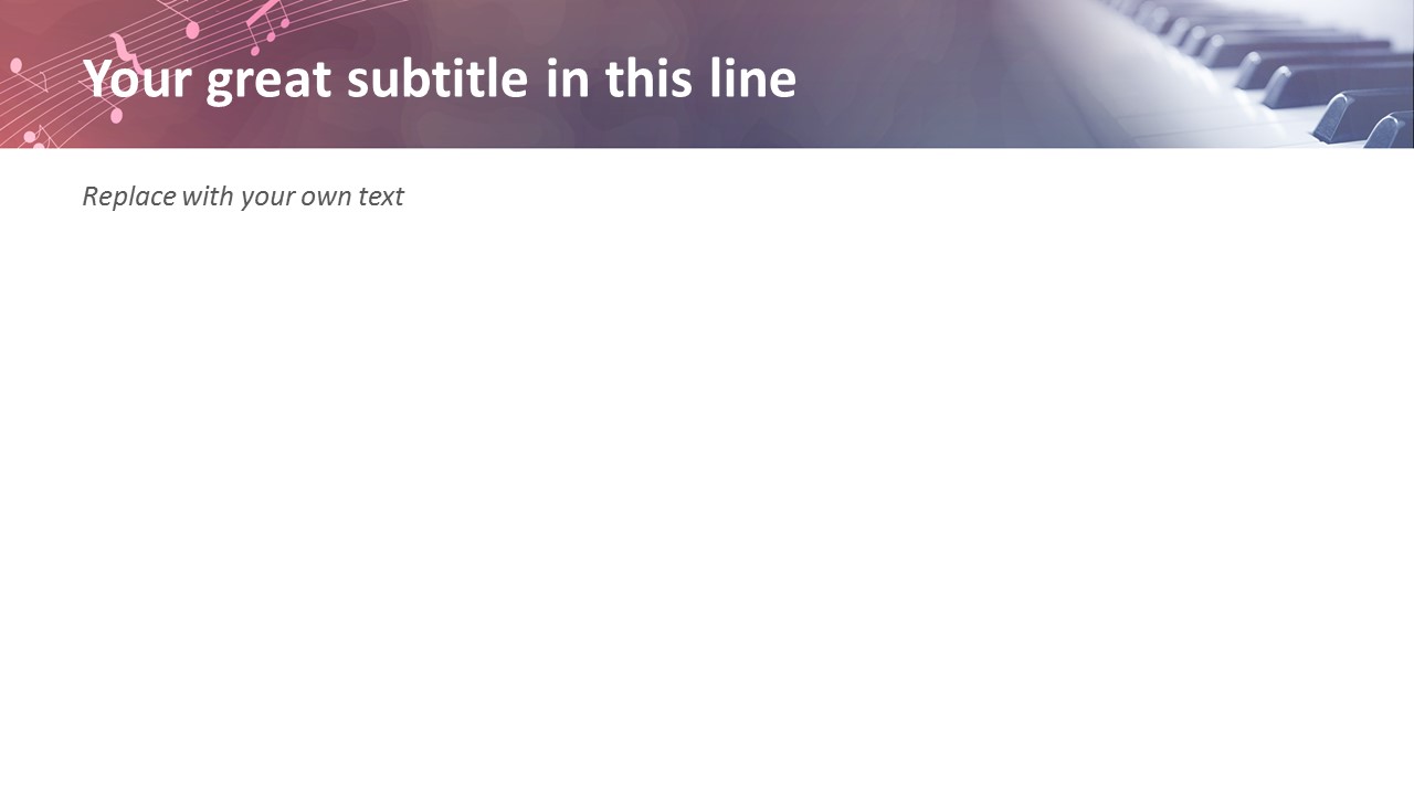PowerPoint Presentation Download Free - Piano