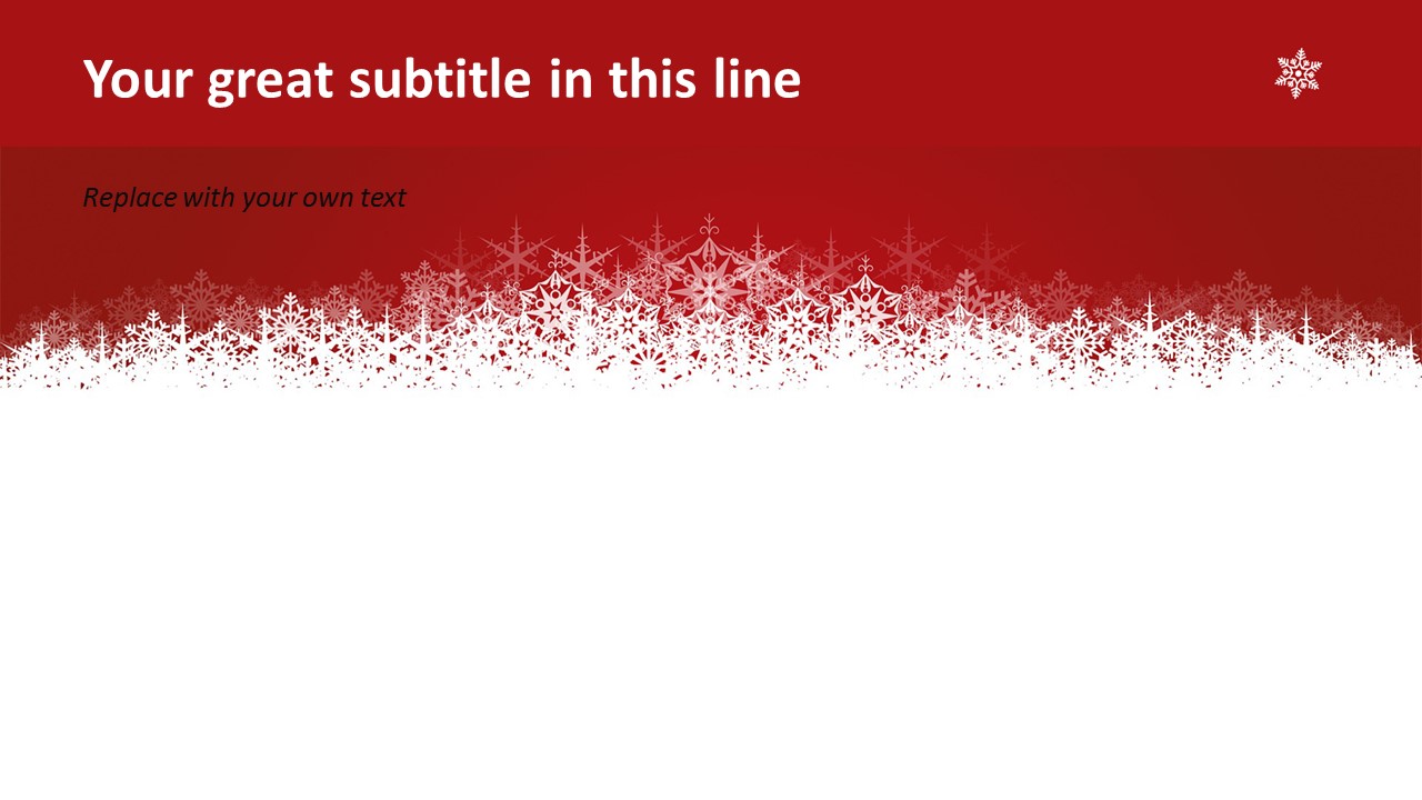 PPT Design Free Download - Christmas