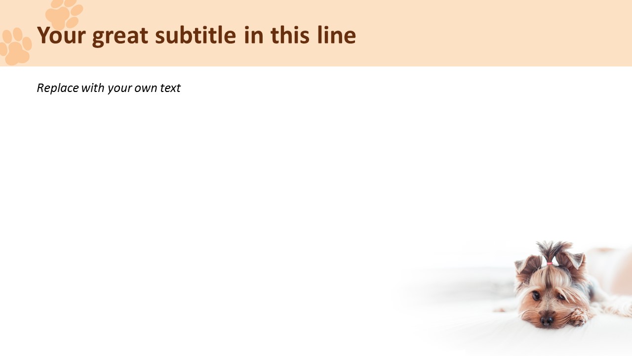 Cute Puppy - PowerPoint Images Free Download