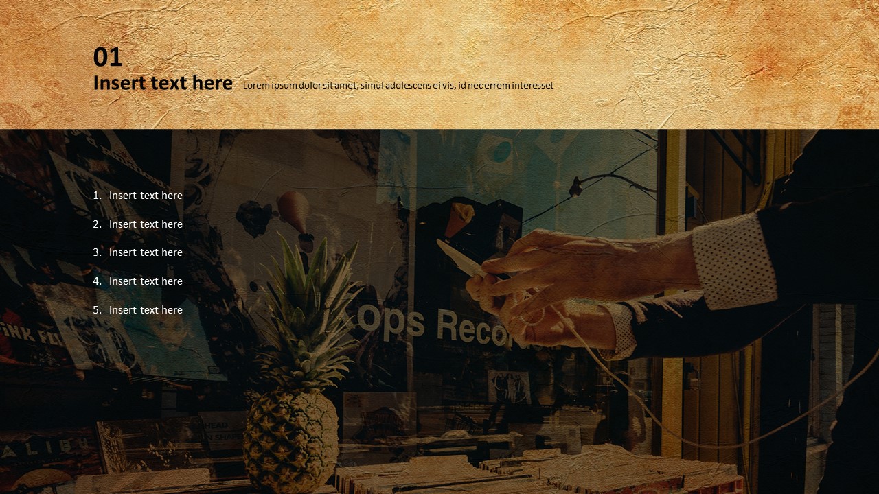 Record Store - Free PPT Design