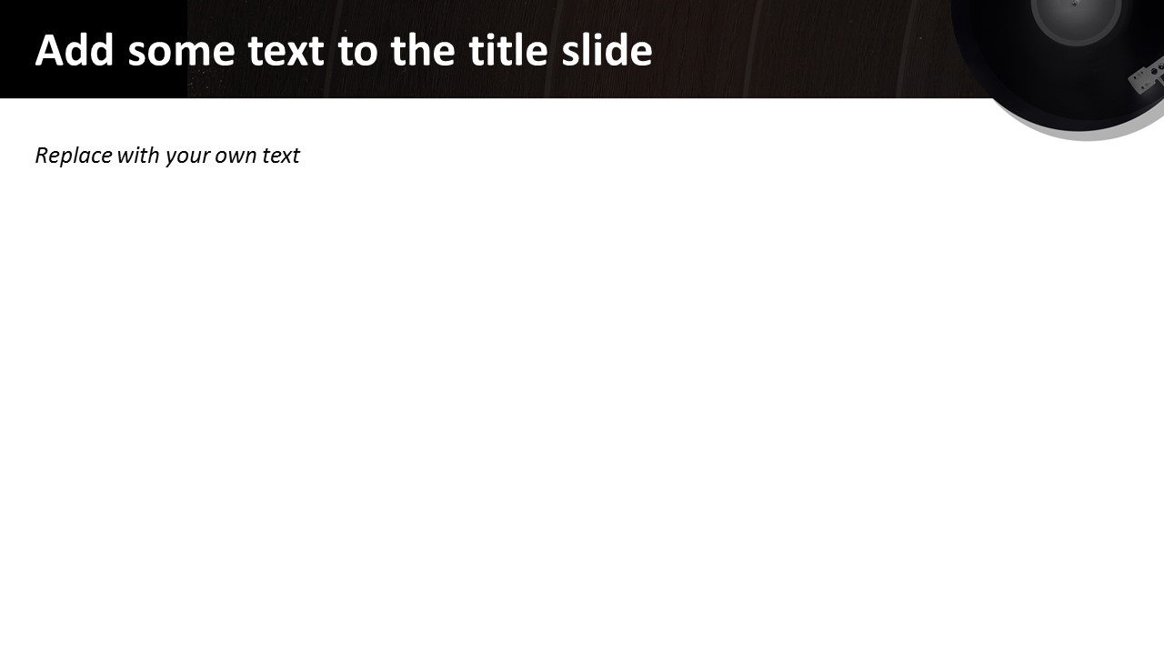 Record Store - Free PPT Design