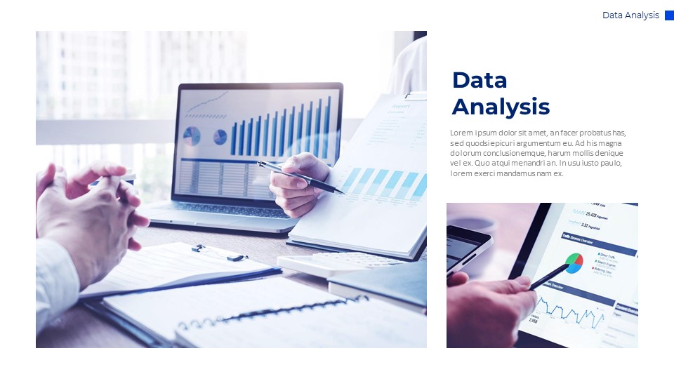 Data Analysis Simple Slides Templates