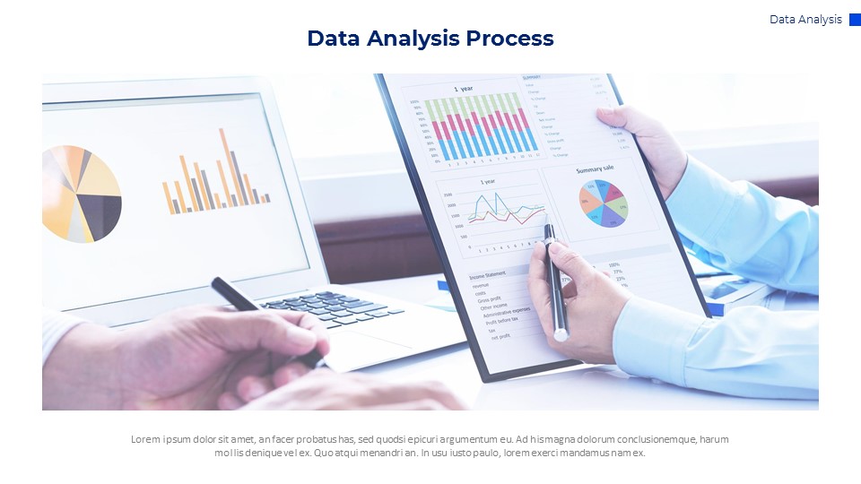 Data Analysis Simple Slides Templates