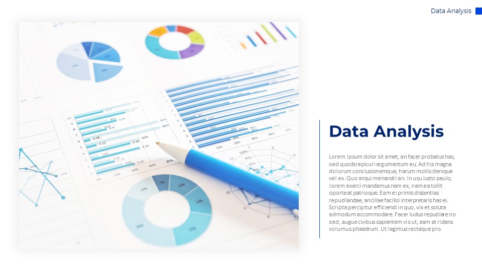 Data Analysis Simple Slides Templates
