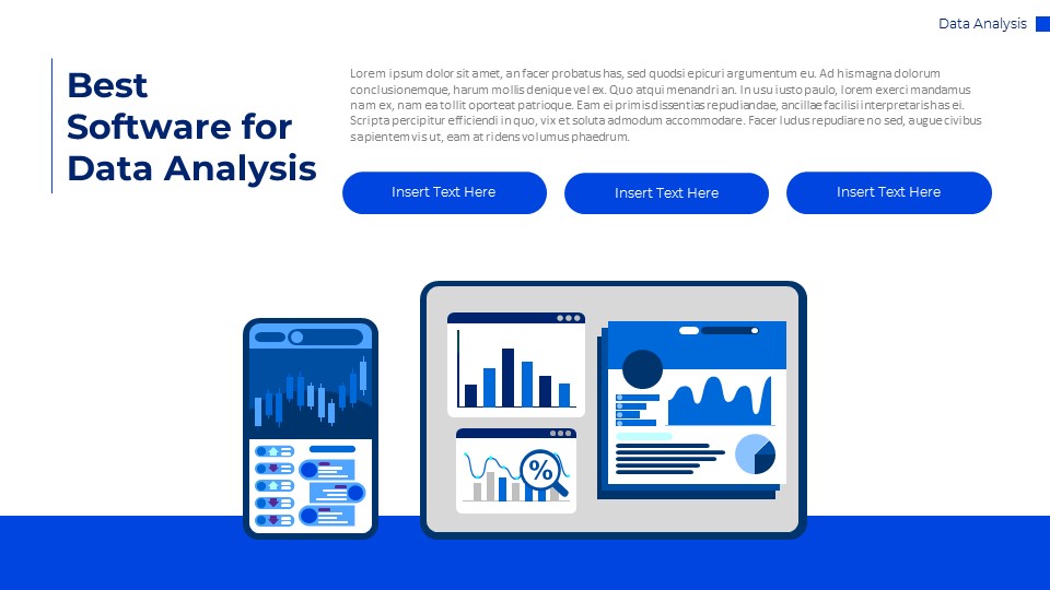Data Analysis Simple Slides Templates