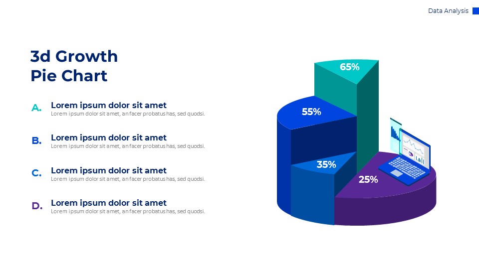 Data Analysis Simple Slides Templates