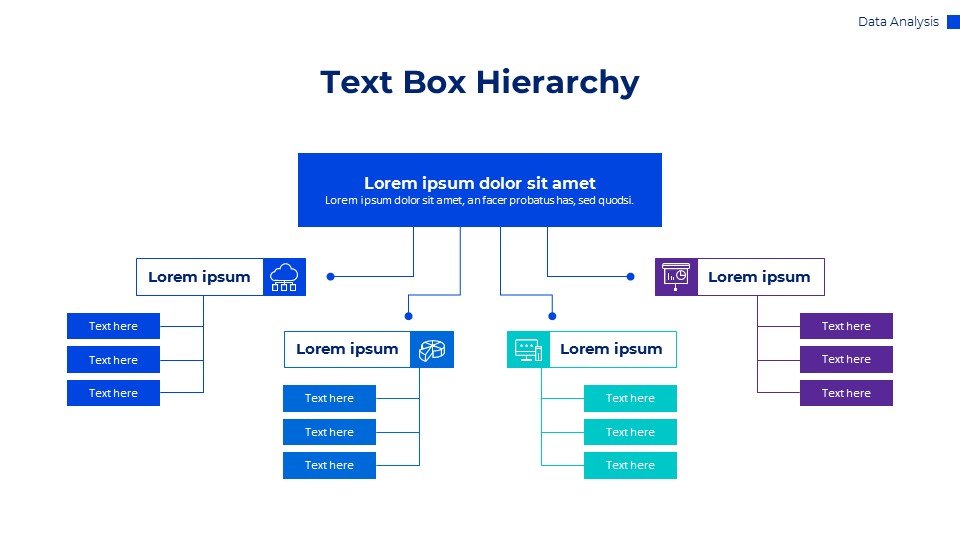 Data Analysis Simple Slides Templates