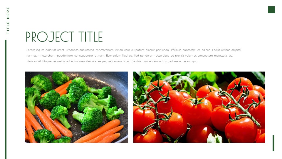 Vegetables Google presentation|Food|Slides