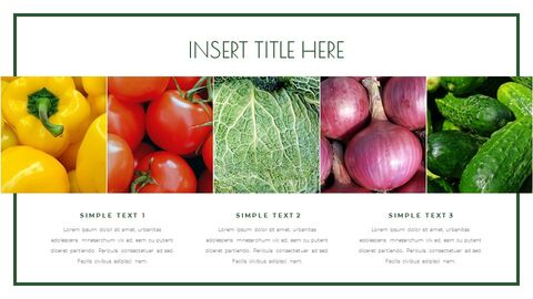 Vegetables Google presentation|Food|Slides