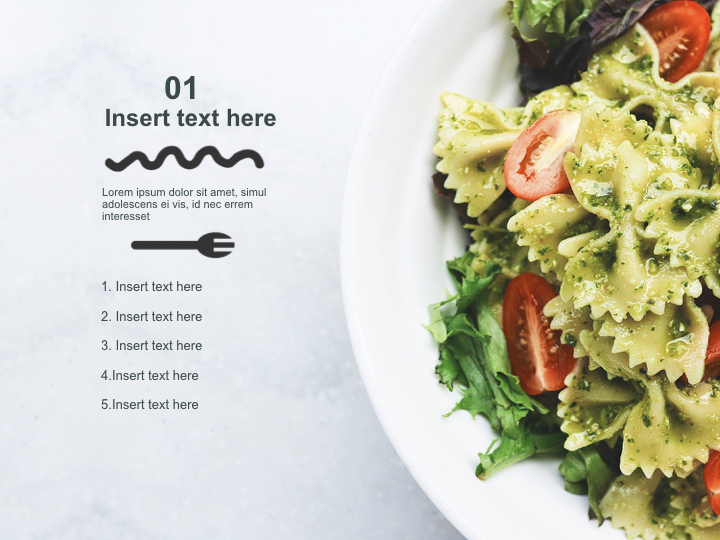 Free Images for Presentations - Cream Pasta|Keynote|Slides