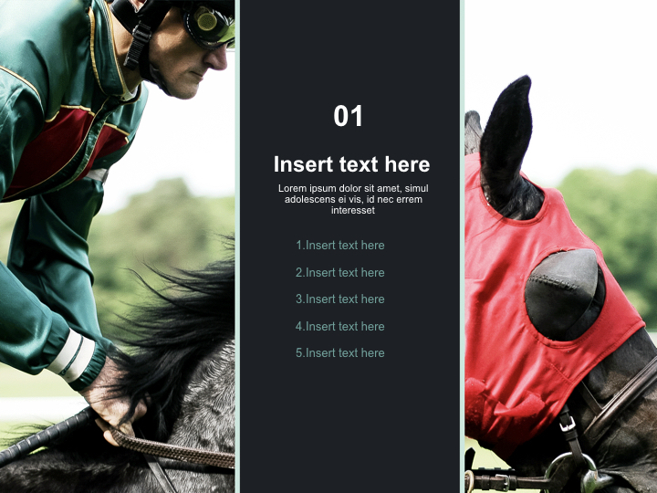 Free Presentation Template - Horse Rider|Keynote|Slides
