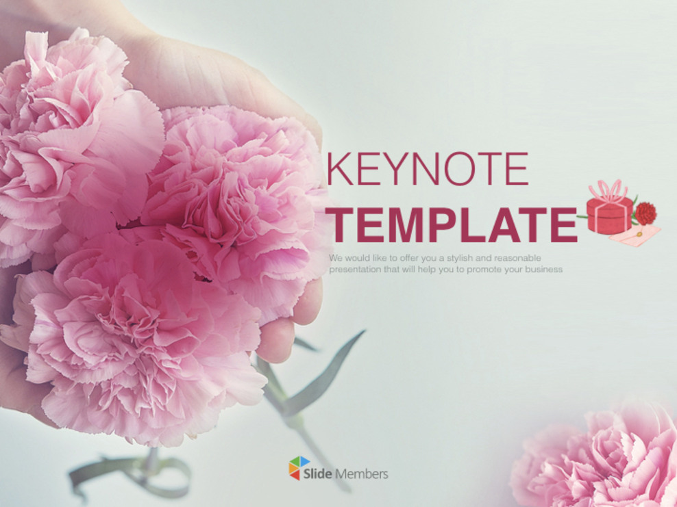 Free Presentation Templates - Gratitude Carnation