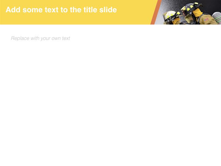 Firefighters and Fire Engine PowerPoint to Keynote|Construction
