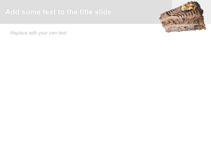 Free Keynote Templates - Whipped Cream Cake|Slides
