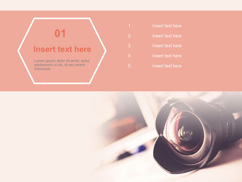 Free Presentation Template - DSLR Camera