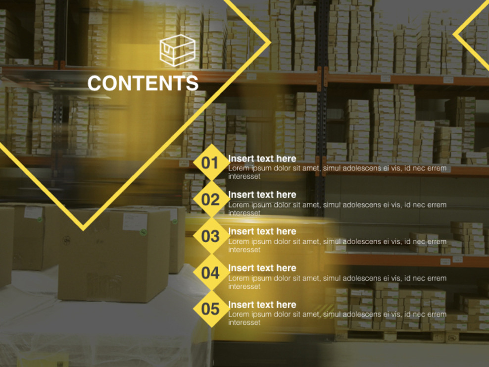 Warehouse - Free Presentation Template