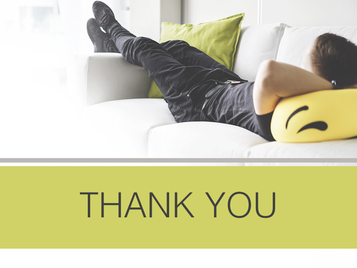 Free Keynote Template - Rest on the Sofa|Slides