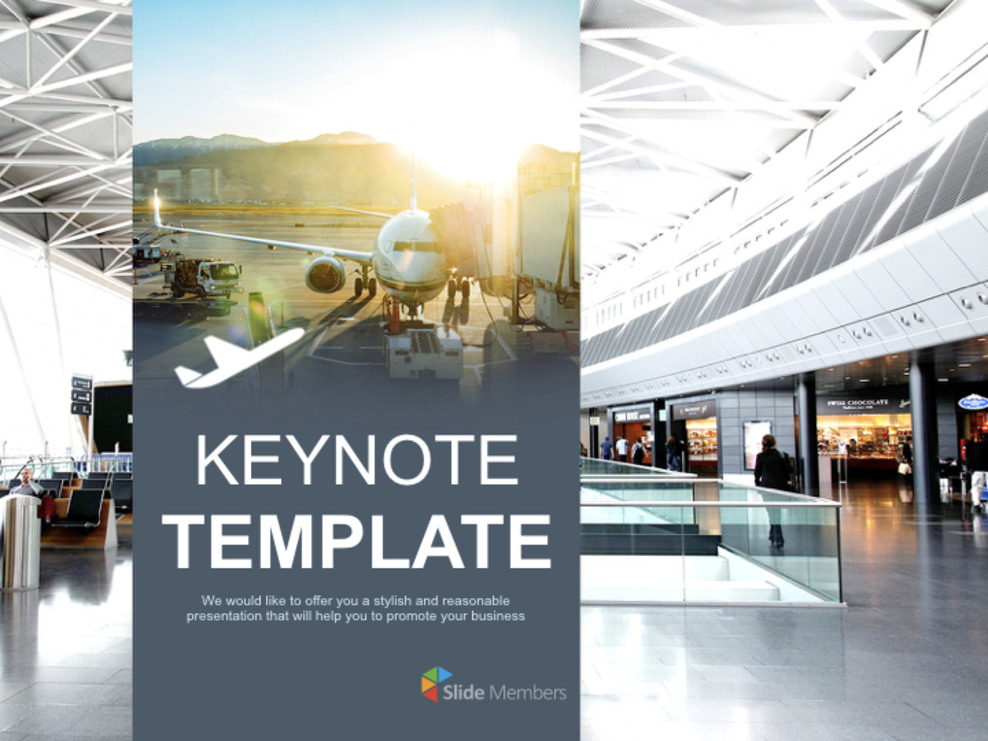 Plantillas De Powerpoint De Aeropuertos Gratis Plantilla Para