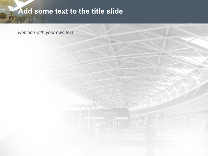 At the Airport - Free Presentation Templates