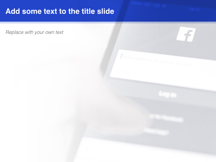 Facebook - Free Presentation Template