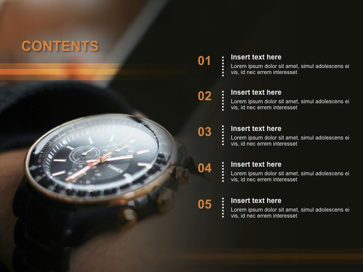 Free Images for Presentations - Watch for Men|Keynote|Slides