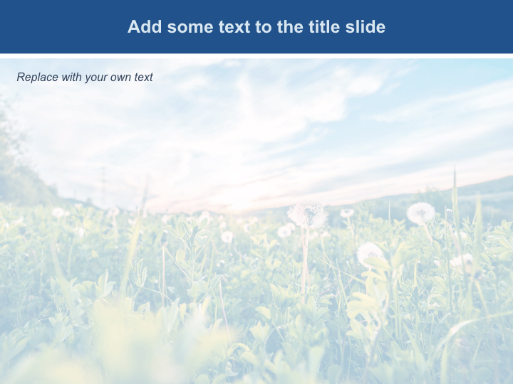 Keynote Template Free Download - Sunset on Leaves|Slides