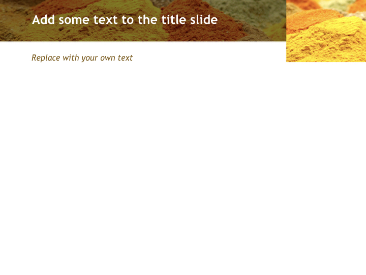 Curry Powder - Free Keynote Backgrounds|Slides
