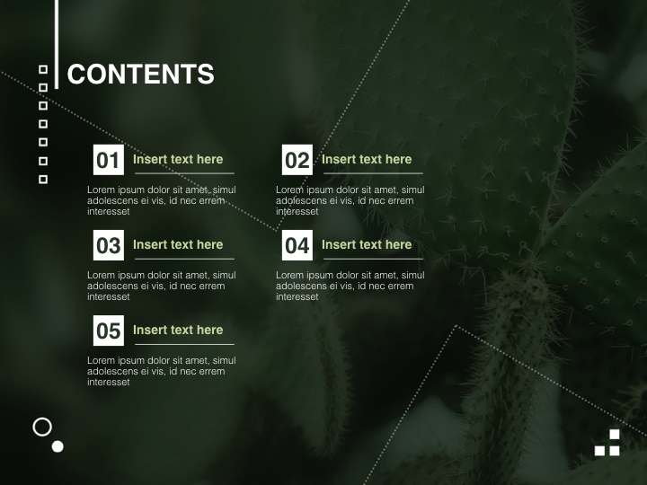 Keynote Download Free - Green Cactus