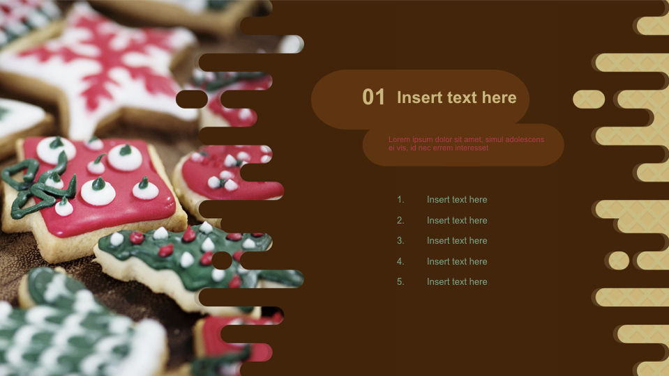 Christmas Cookie - Free Presentation Template