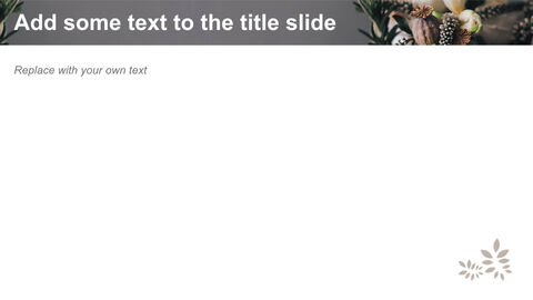 Flower Arrangement - Free Keynote Template Download