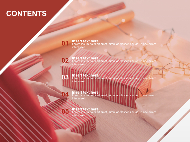 Free Keynote Template Download - Gift Wrapping|Slides