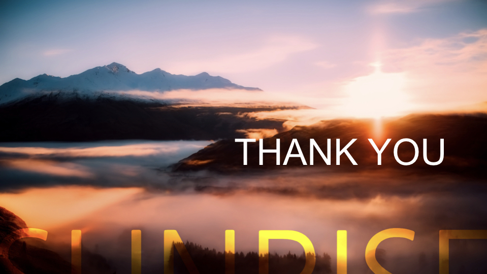 Keynote Free - Sunrise Theme