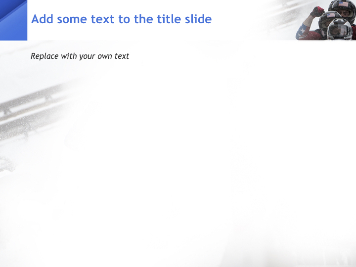 Winter Bobsleigh - Free Professional Keynote Templates|Slides