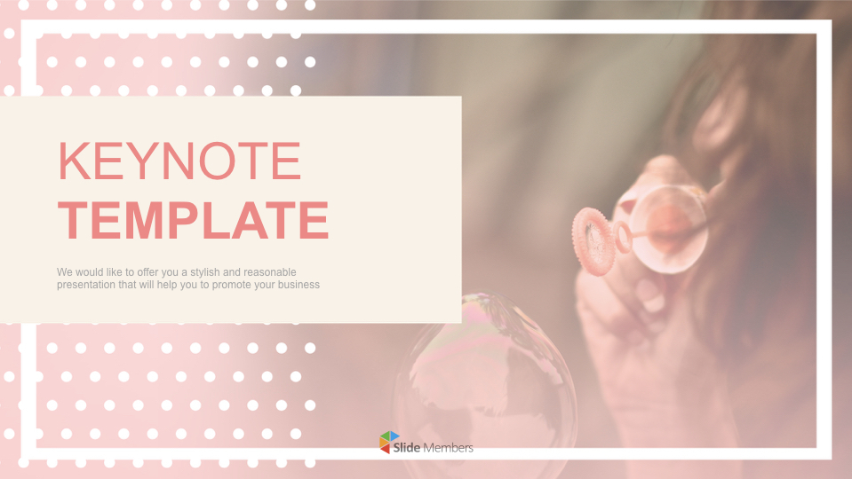 Bubble Theme - Keynote Template Free|Slides