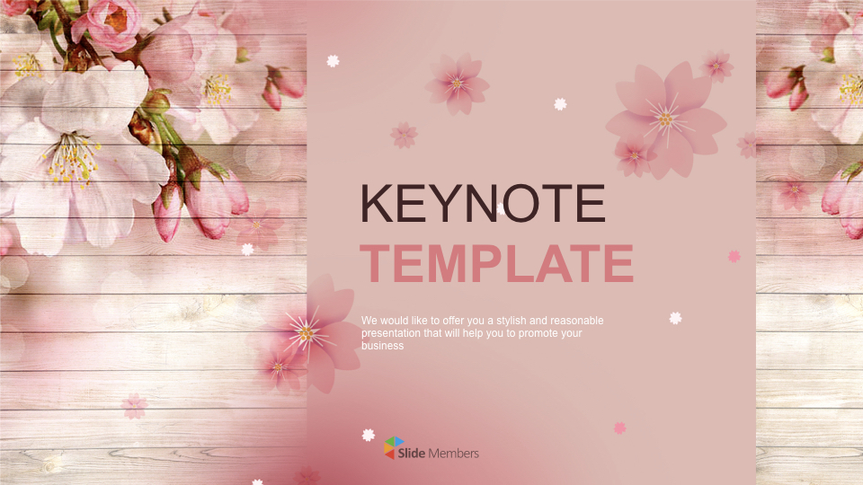 Cherry Blossoms - Free Professional Keynote Templates