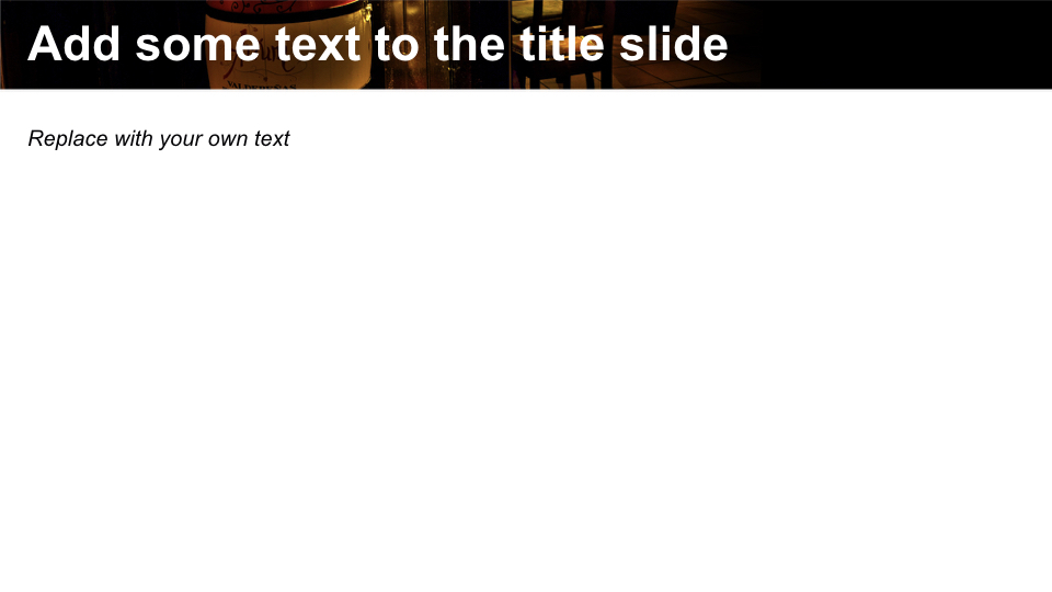 Free Keynote Backgrounds - Chilled Pub|Slides