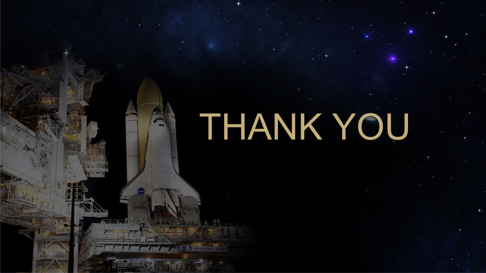 Free Keynote Template - Spaceship