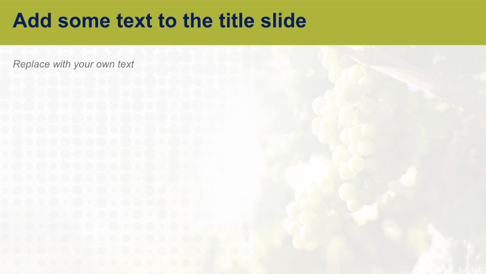 Green Grape Farm - Free Keynote Templates