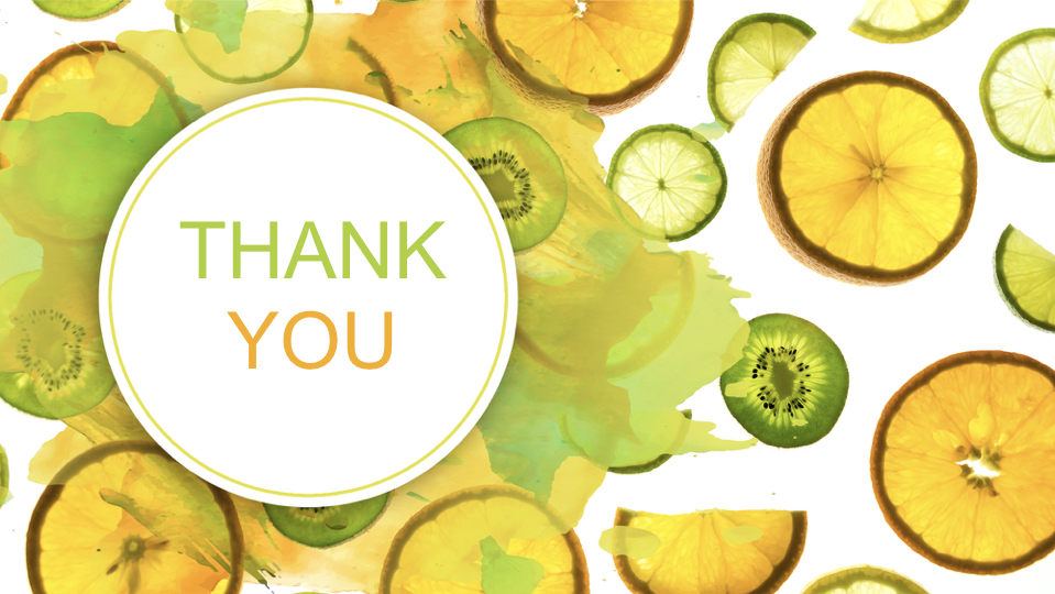 Fresh Fruits - Free Presentation Template