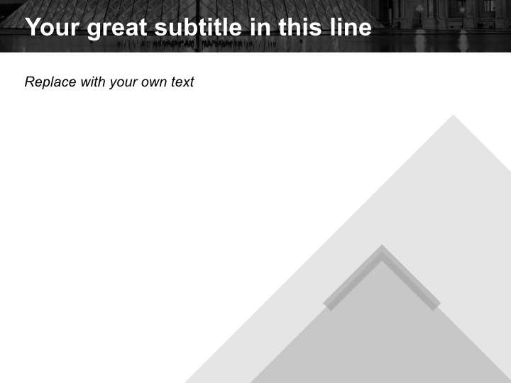 Keynote Template Free - The Louvre Museum