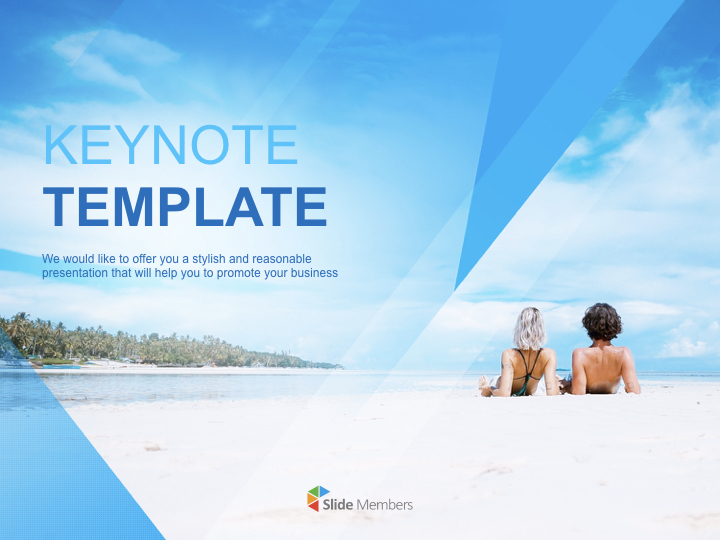 Sandy Beach - Free Professional Keynote Templates