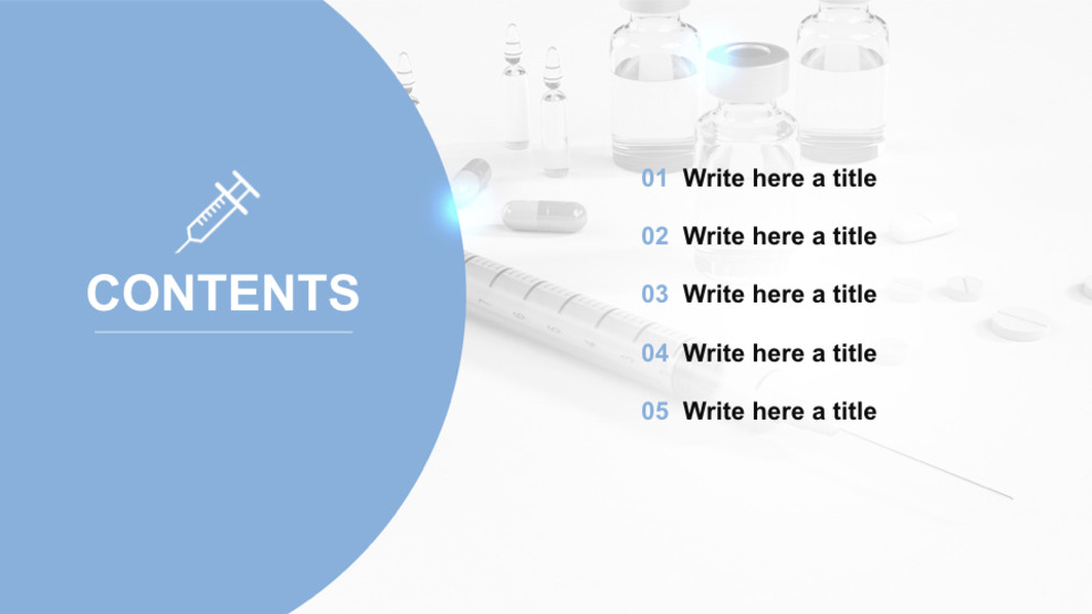 Free Keynote Backgrounds - Syringe