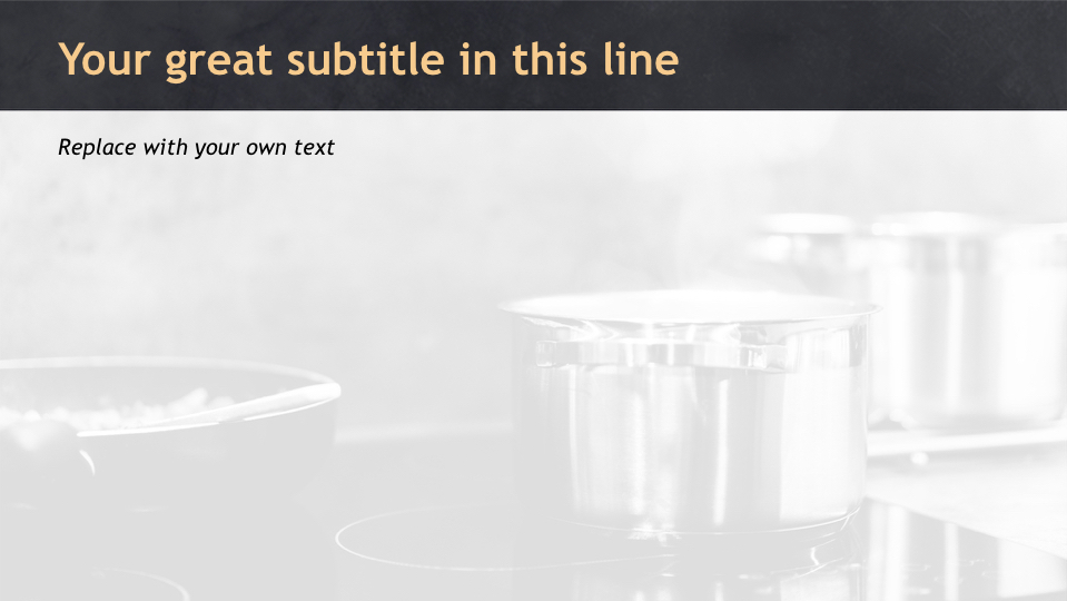 Free Presentation Templates - Kitchen Tools