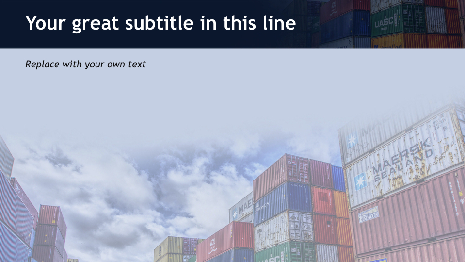 Keynote online Free - Container Box|Slides