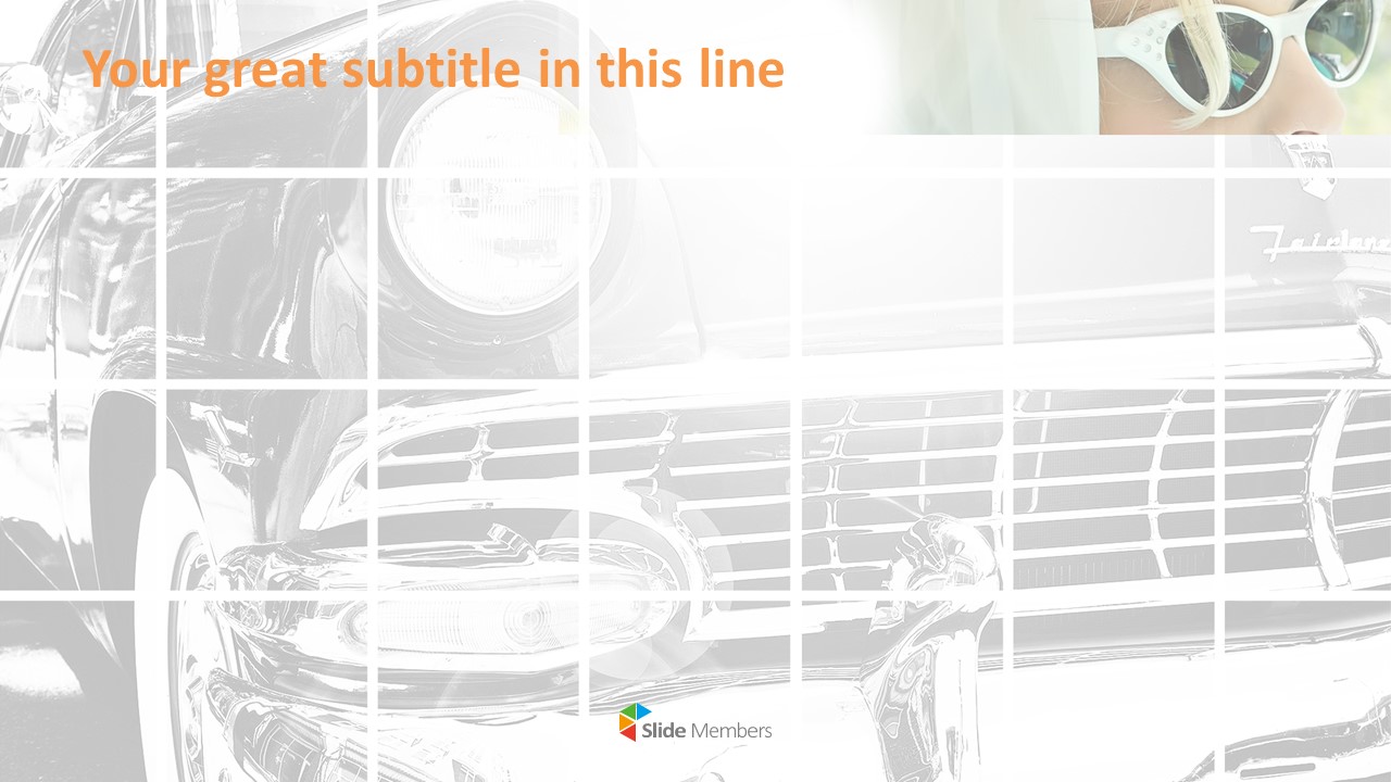 Free Business Google Slides Templates - A Classic Car