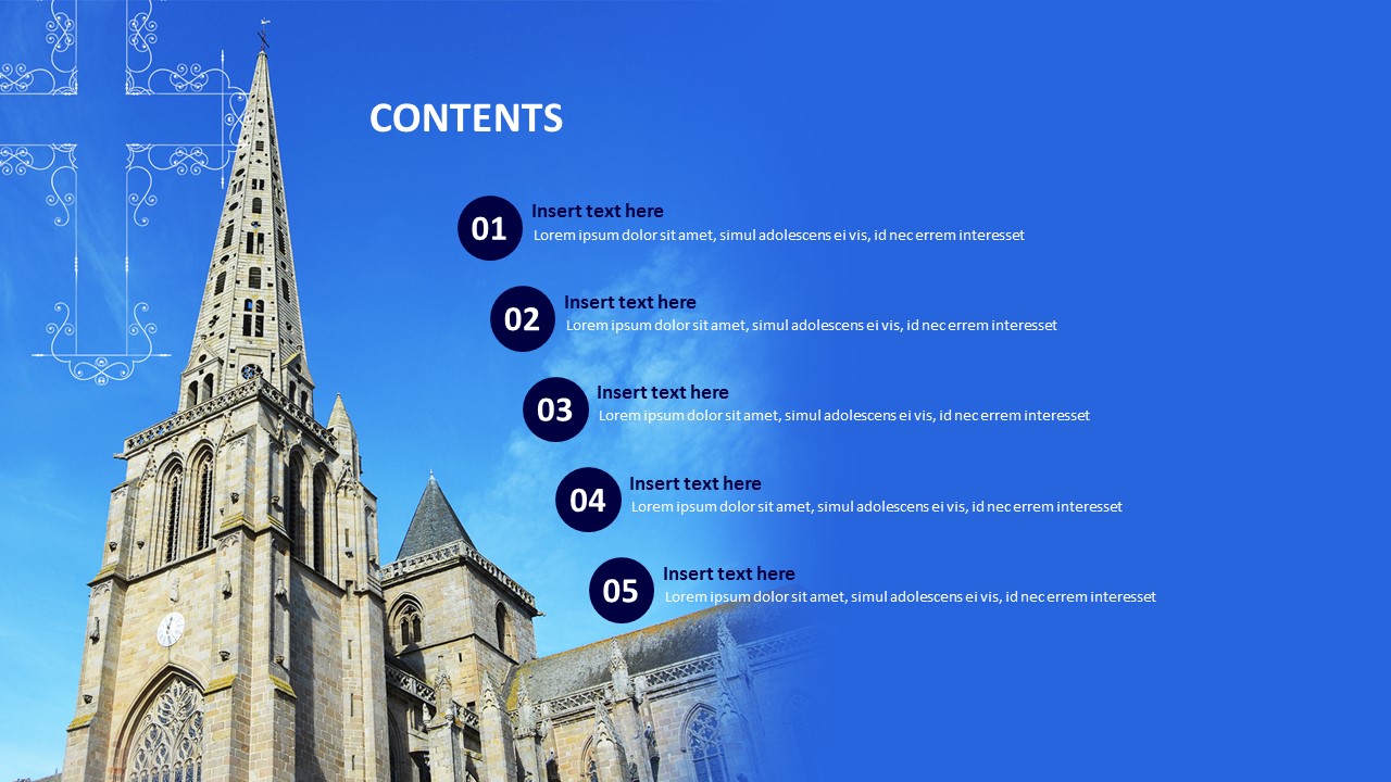 Free Images for Google Slides - Catholic Church on a Bright Day