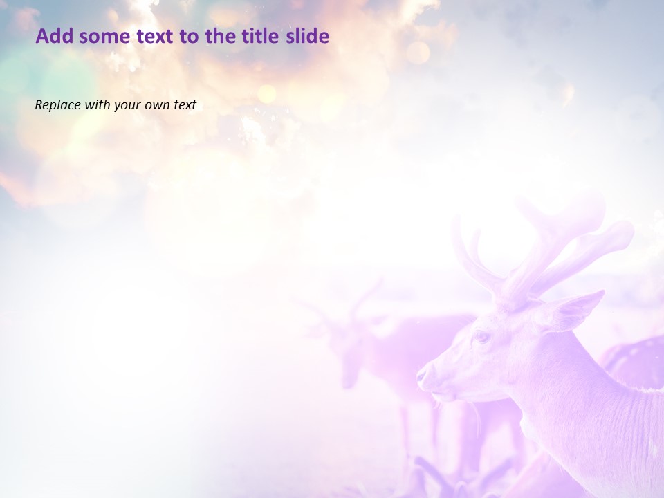 Free Professional Google Slides Templates - Deer