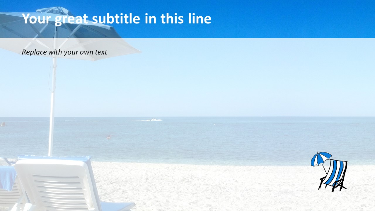 Google Slides Template Free - Relaxing Beach