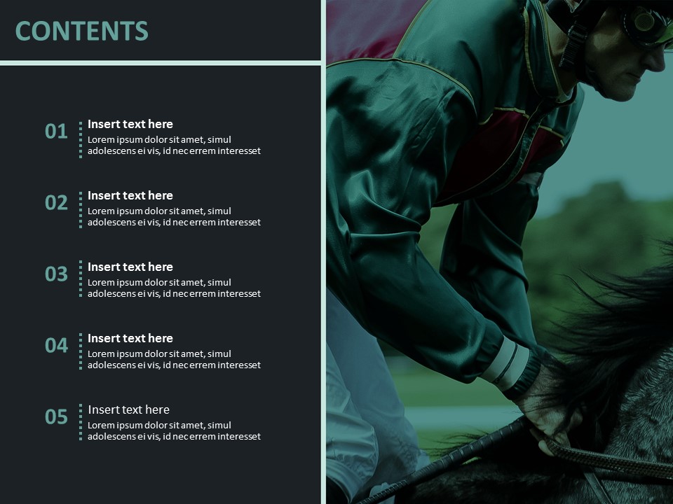 Horse Rider - Free Presentation Template
