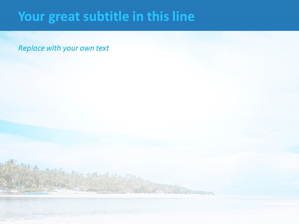 Sandy Beach - Free Google Slides Templates